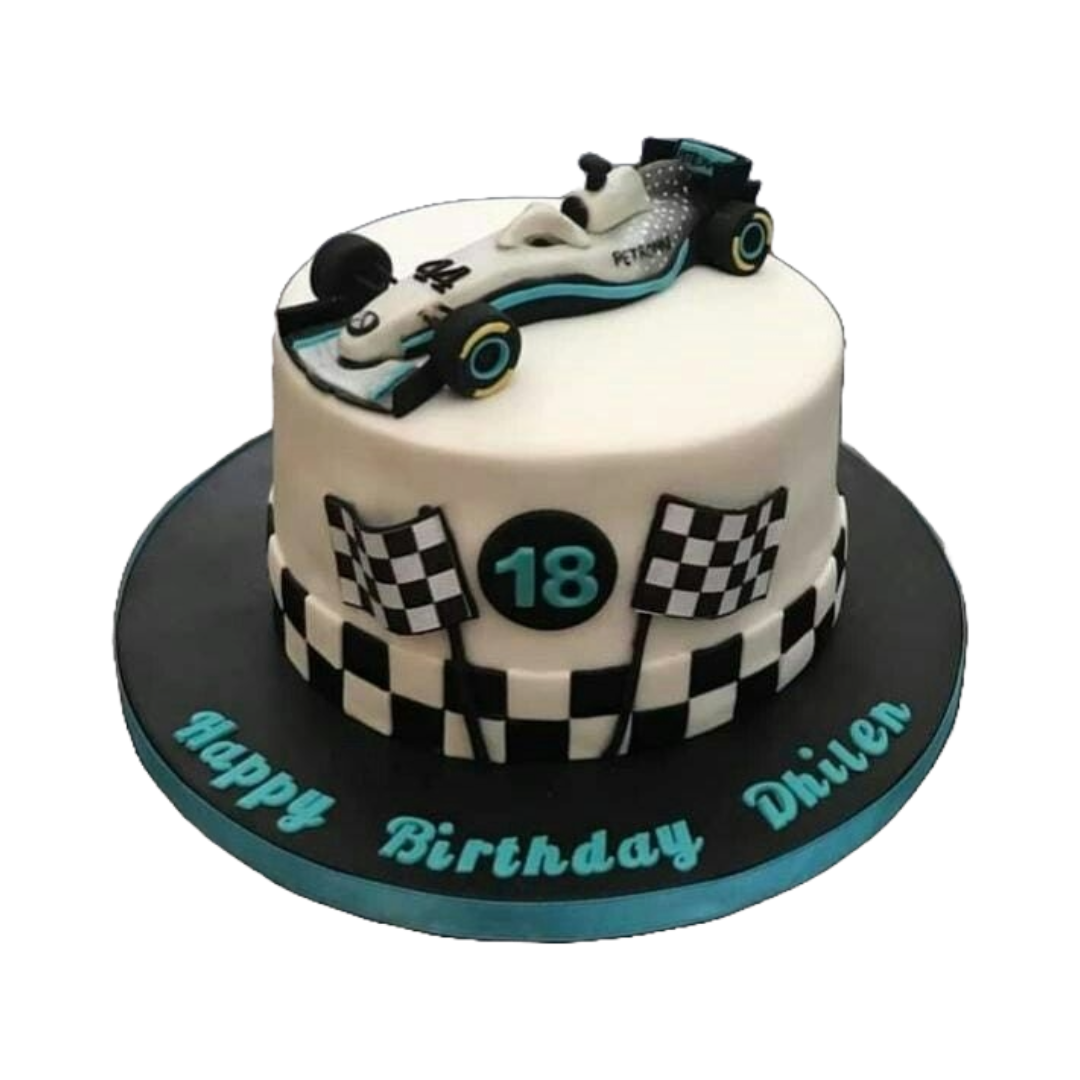 Formula Racing Cake | Kool Cakes – Kool Cakes Bakery Ltd